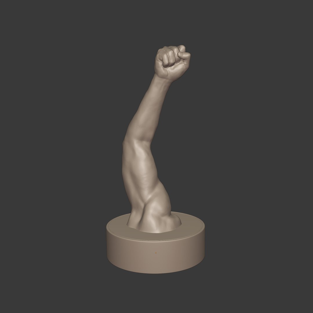 Arm Figurine -- Ready For 3D Printing 3D Model - TurboSquid 1809424