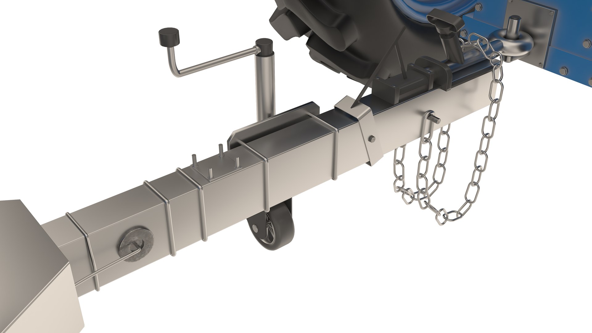 3D Model Tractor With Body Tipper Trailer - TurboSquid 2242963