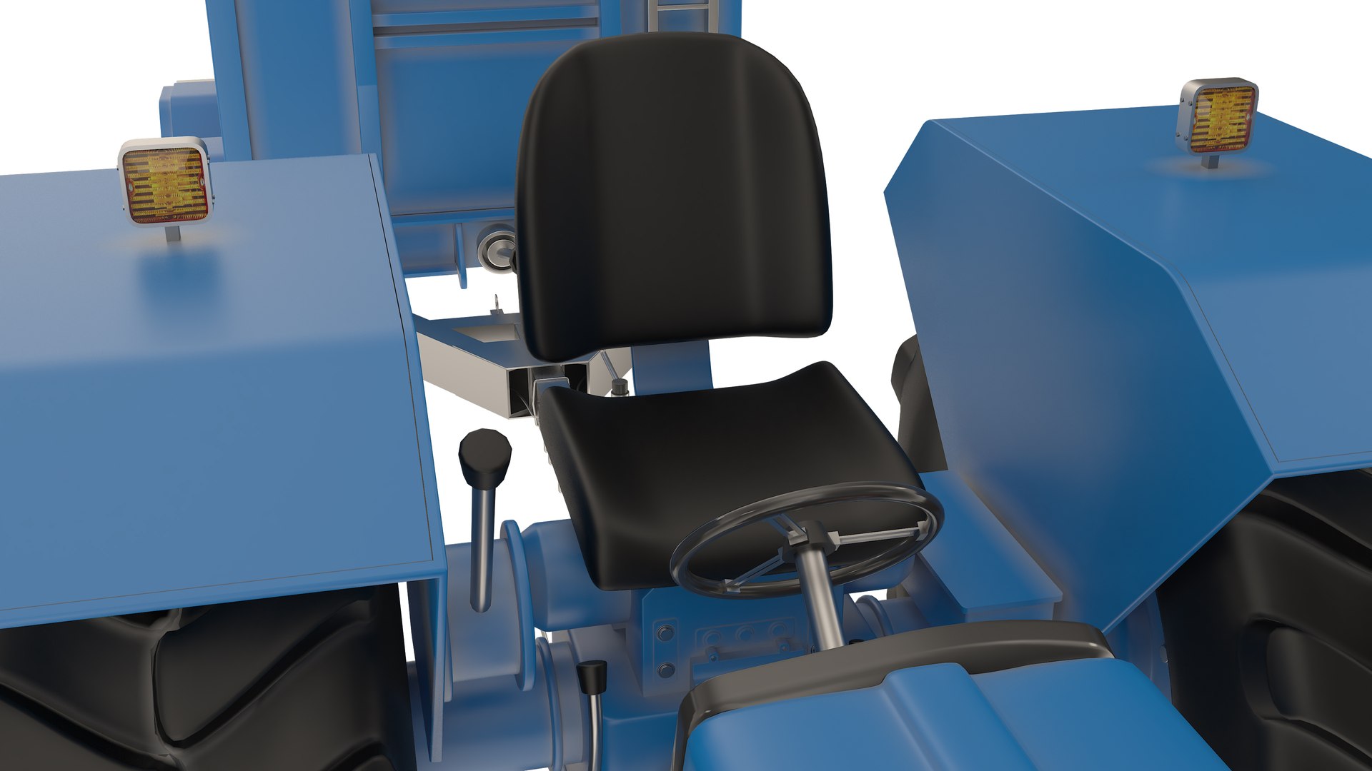 3D Model Tractor With Body Tipper Trailer - TurboSquid 2242963