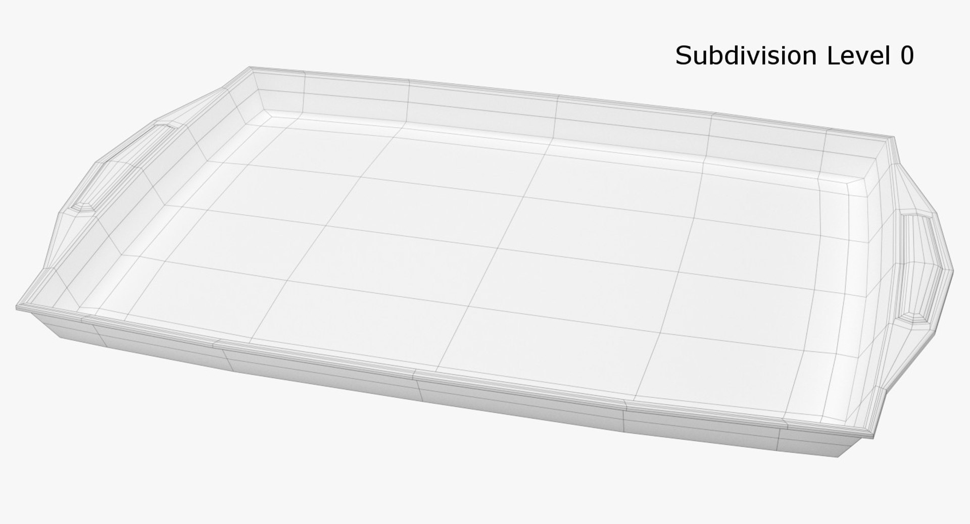 3d model tray