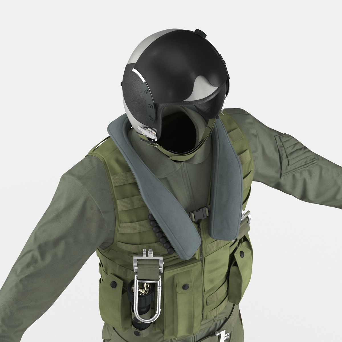 US Militär Jet Fighter Pilot Uniform 2 3D-Modell - TurboSquid 1072196
