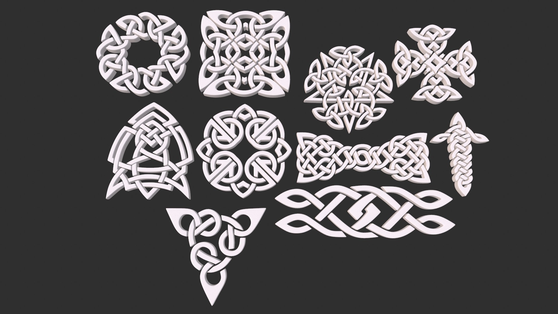Celtic Ornament Model - TurboSquid 2019310