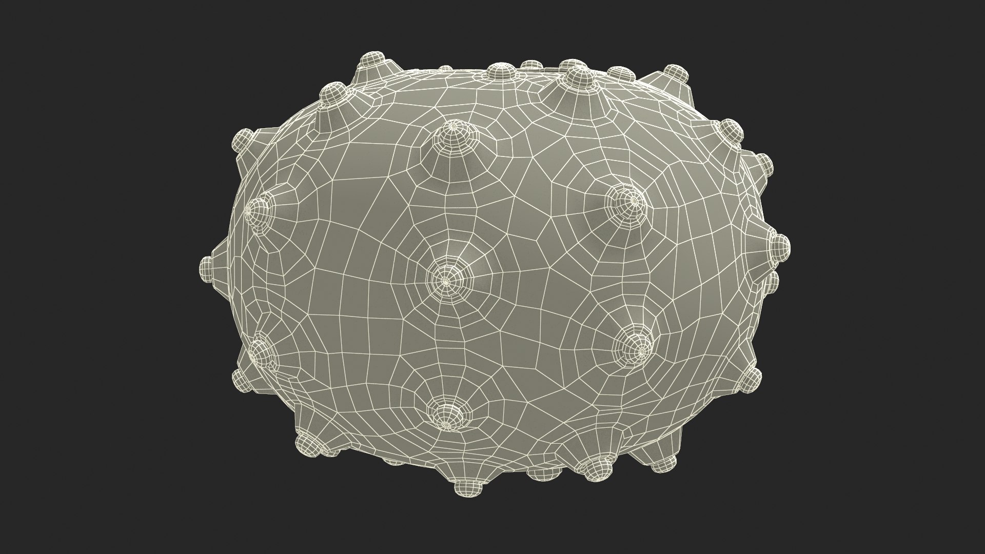 3D Purple Sputnik Sea Urchin Shell - TurboSquid 2116295