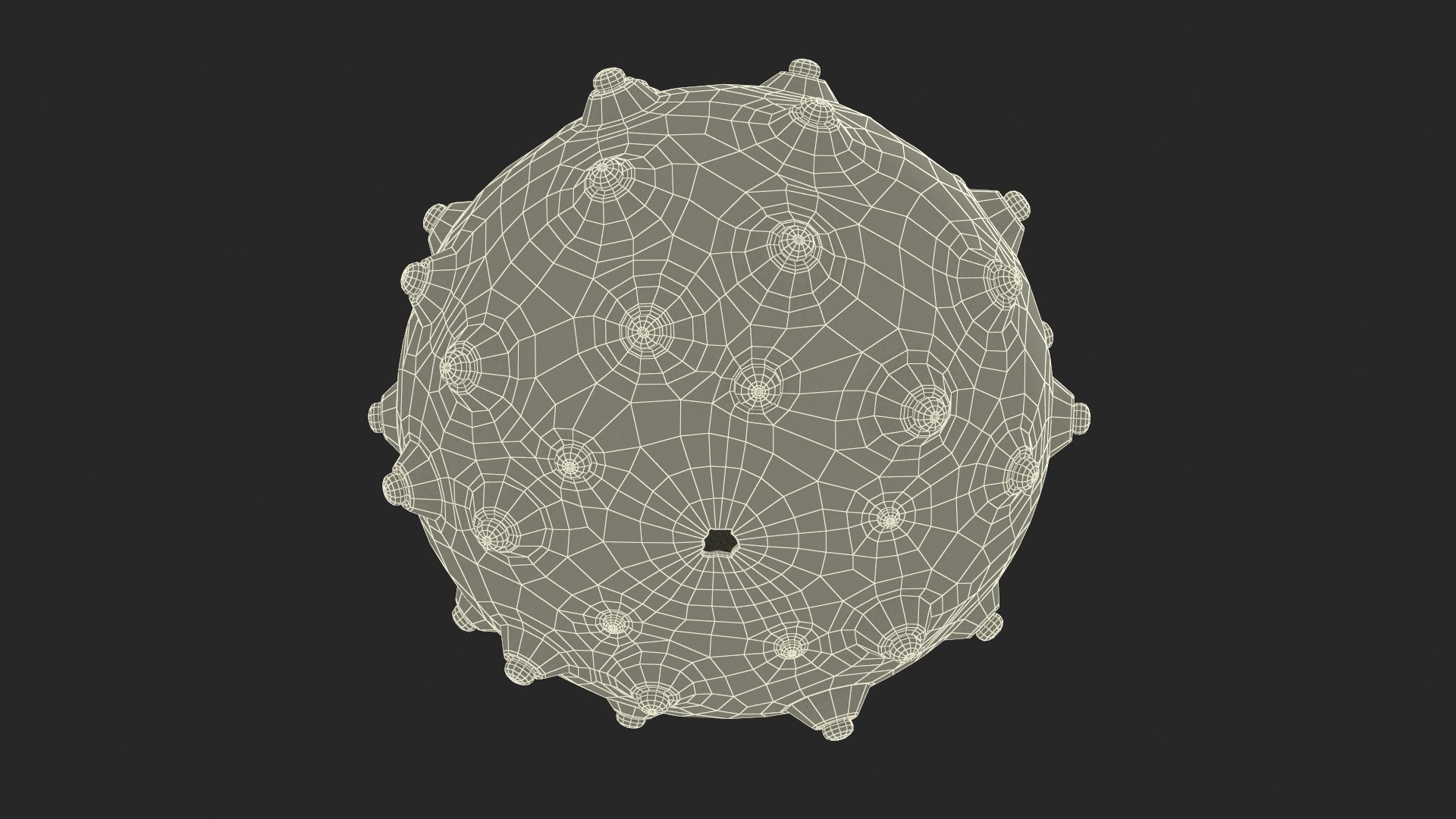 3D Purple Sputnik Sea Urchin Shell - TurboSquid 2116295