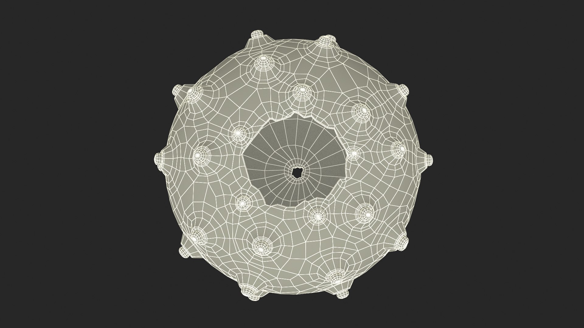 3D Purple Sputnik Sea Urchin Shell - TurboSquid 2116295