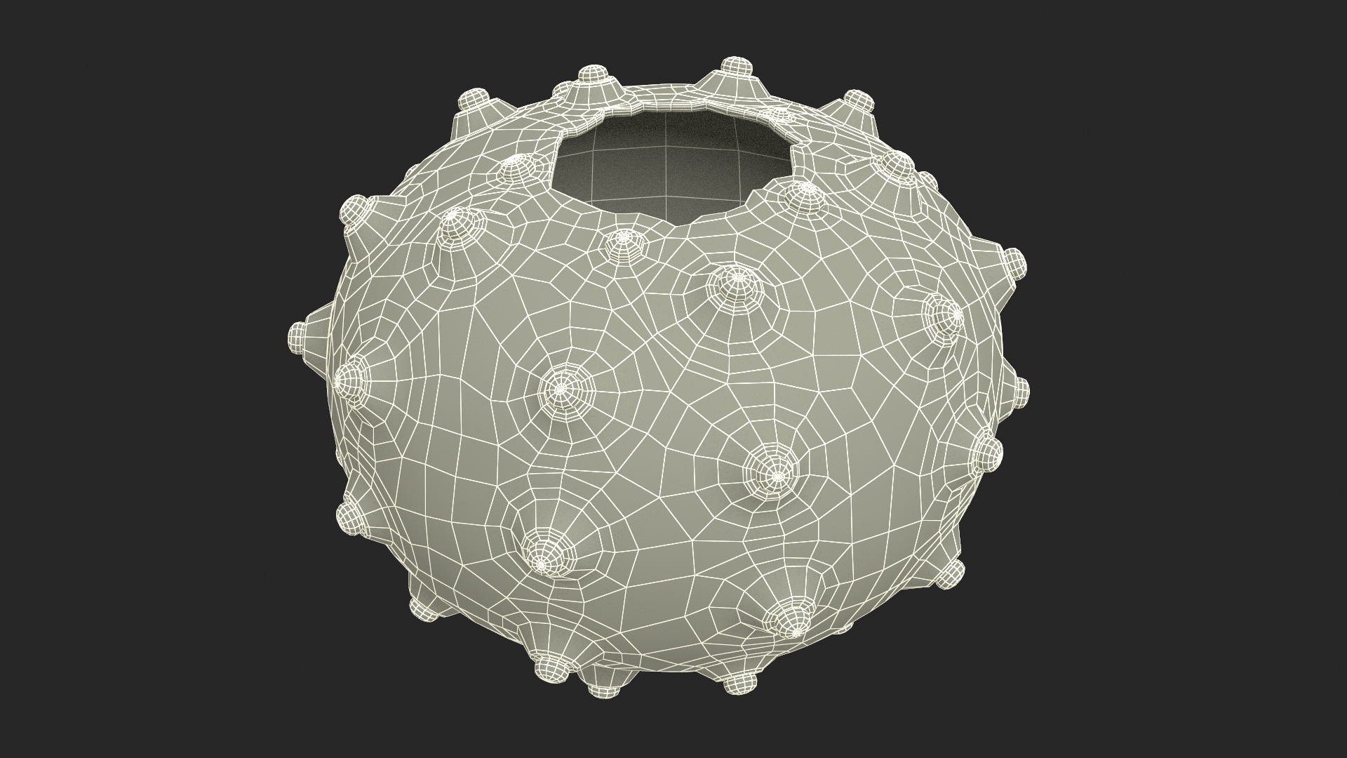 3D Purple Sputnik Sea Urchin Shell - TurboSquid 2116295