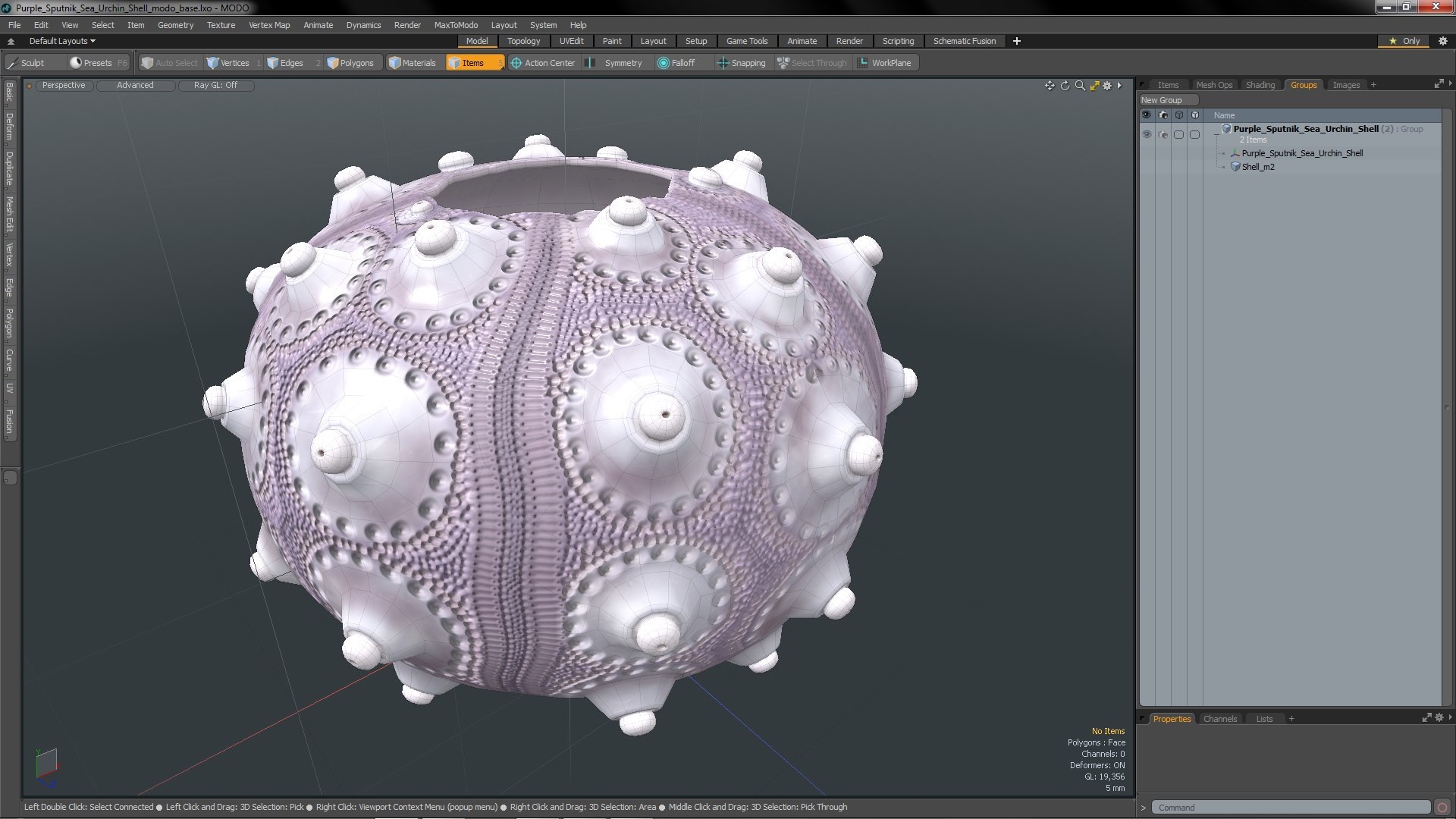 3D Purple Sputnik Sea Urchin Shell - TurboSquid 2116295
