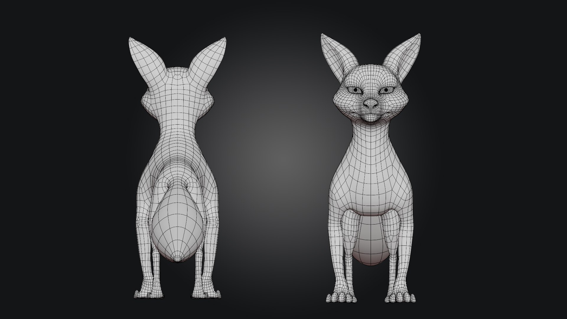 3D Cartoon Fox For Blender Rigged Low-poly 3D Model - TurboSquid 2340322
