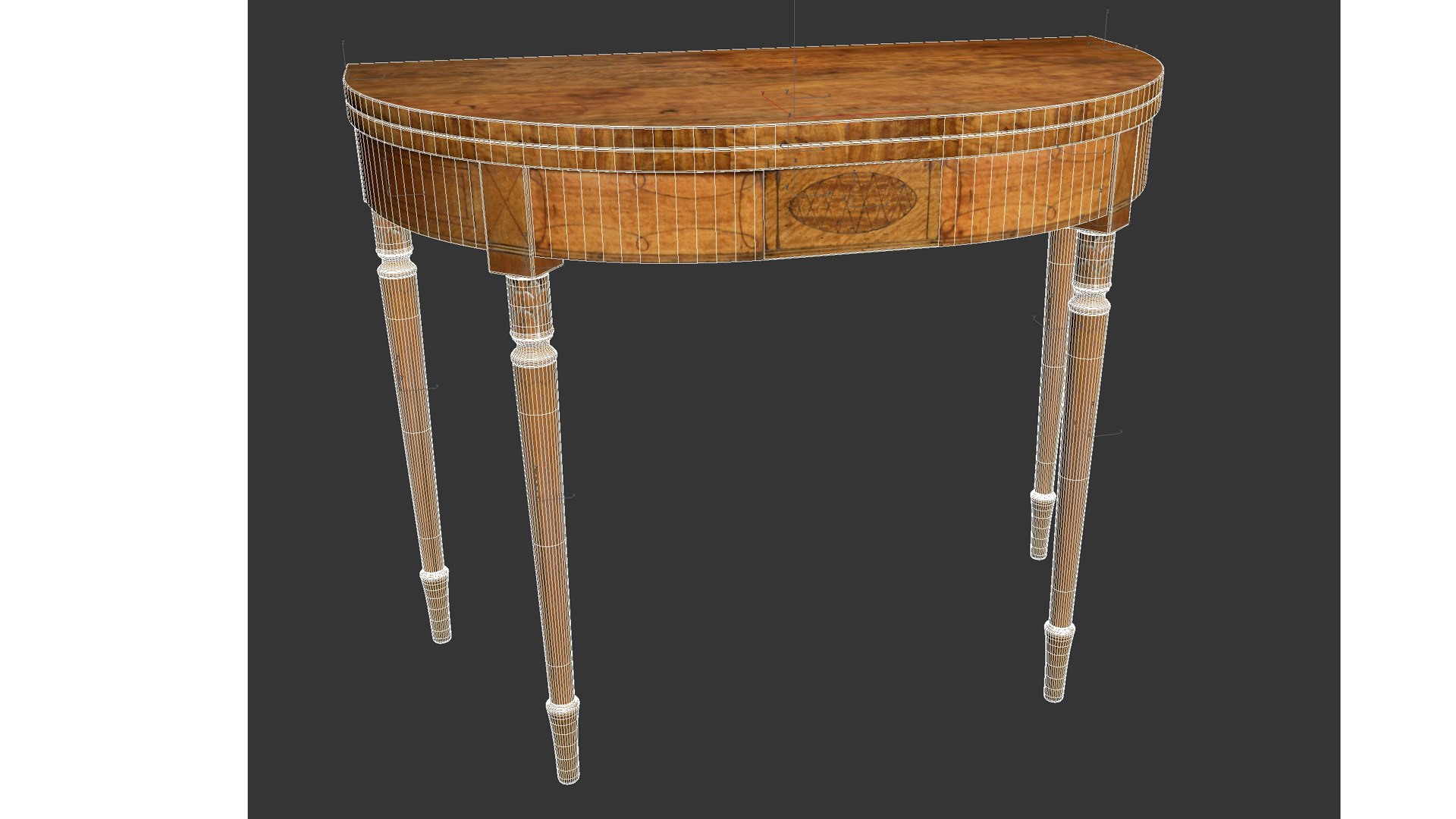 PAIR OF GEORGE III SATINWOOD CARD TABLES 3D - TurboSquid 2365016