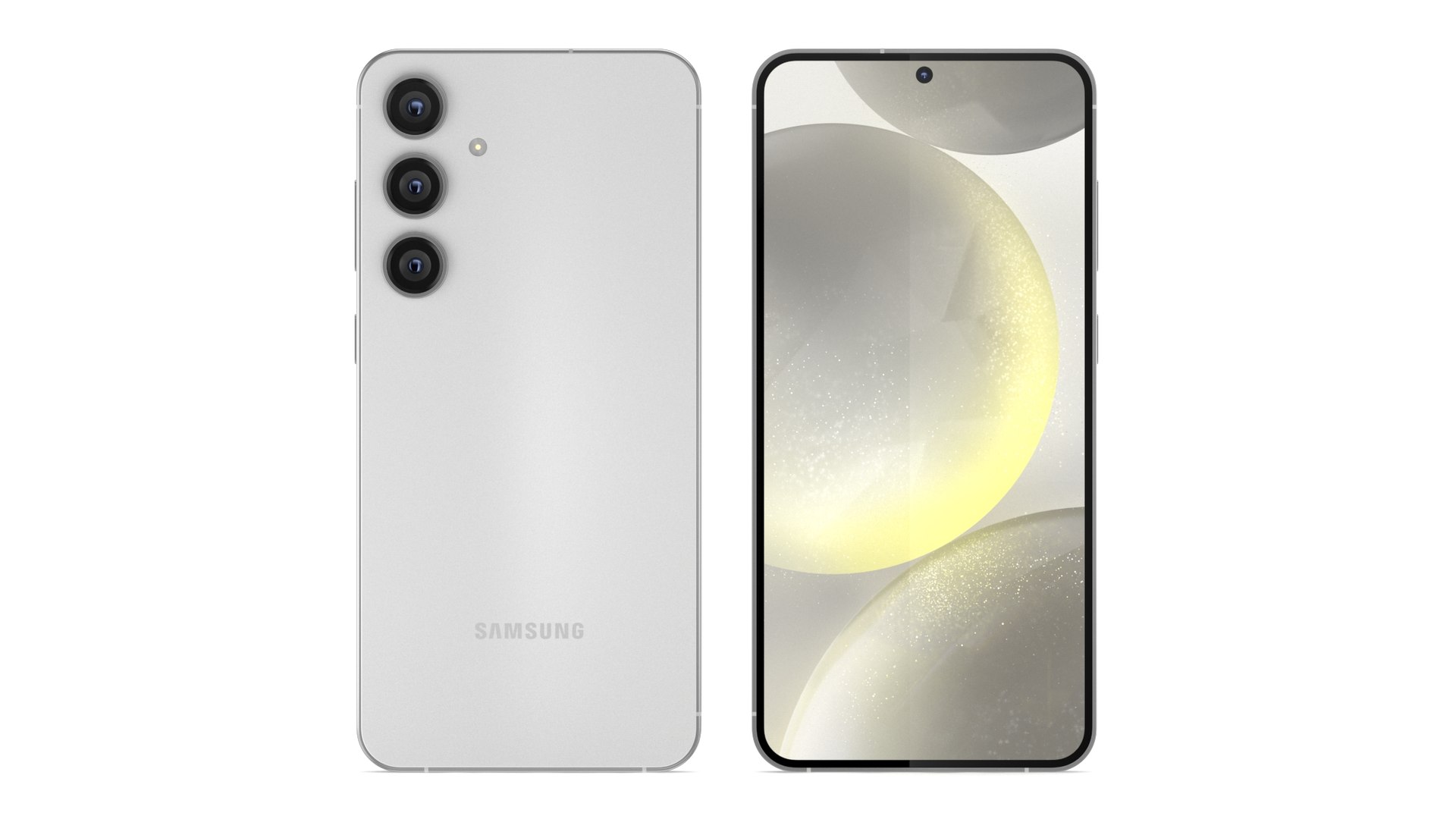 Samsung Galaxy S24 Plus Marble Grey 3D - TurboSquid 2225341