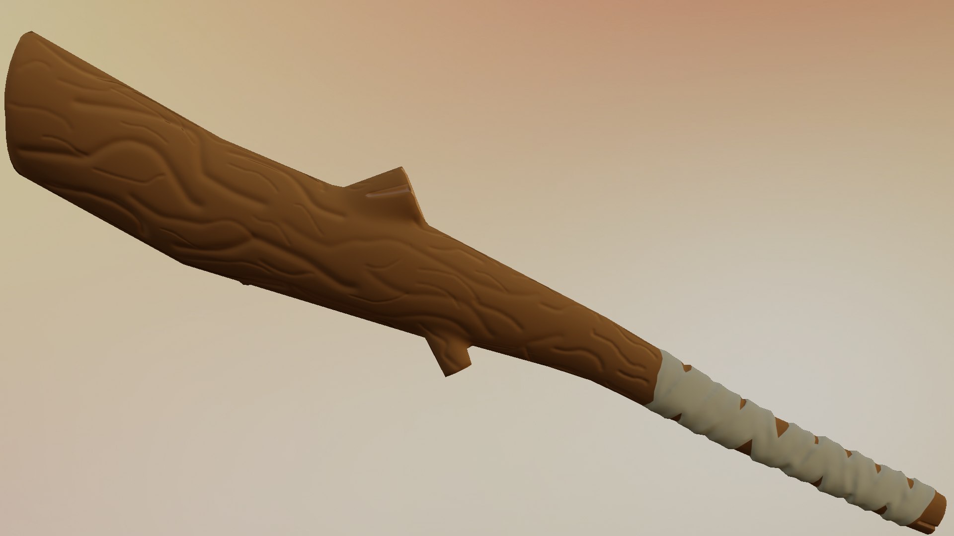 3D Wood Mace Game Ready Low-poly 3D Model Model - TurboSquid 2018188