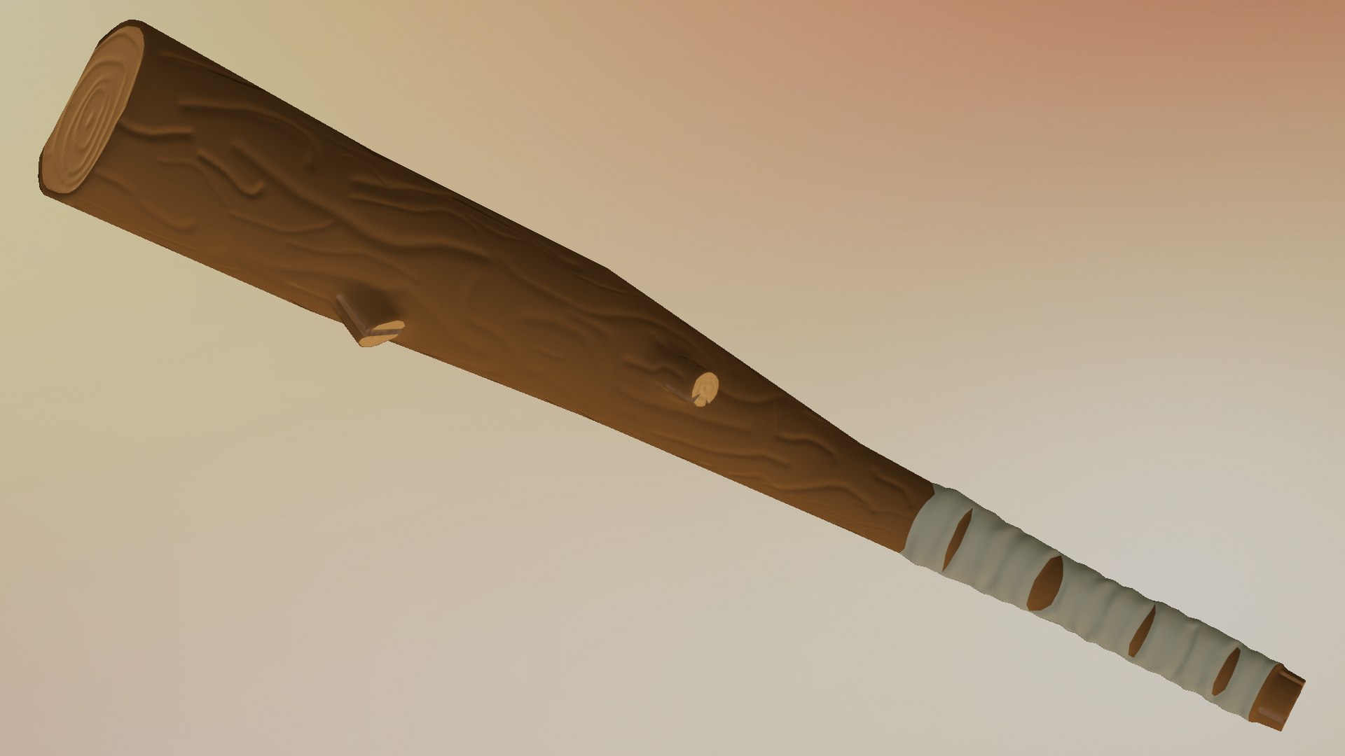 3D Wood Mace Game Ready Low-poly 3D Model Model - TurboSquid 2018188