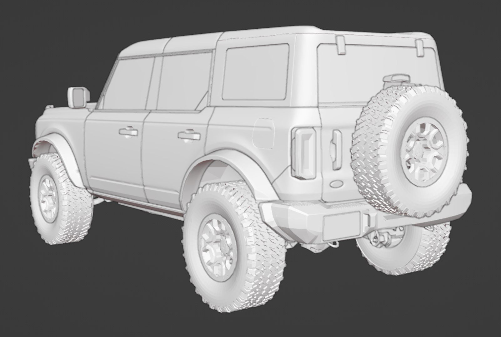 3D Ford Bronco 4 Door Model - TurboSquid 2030512