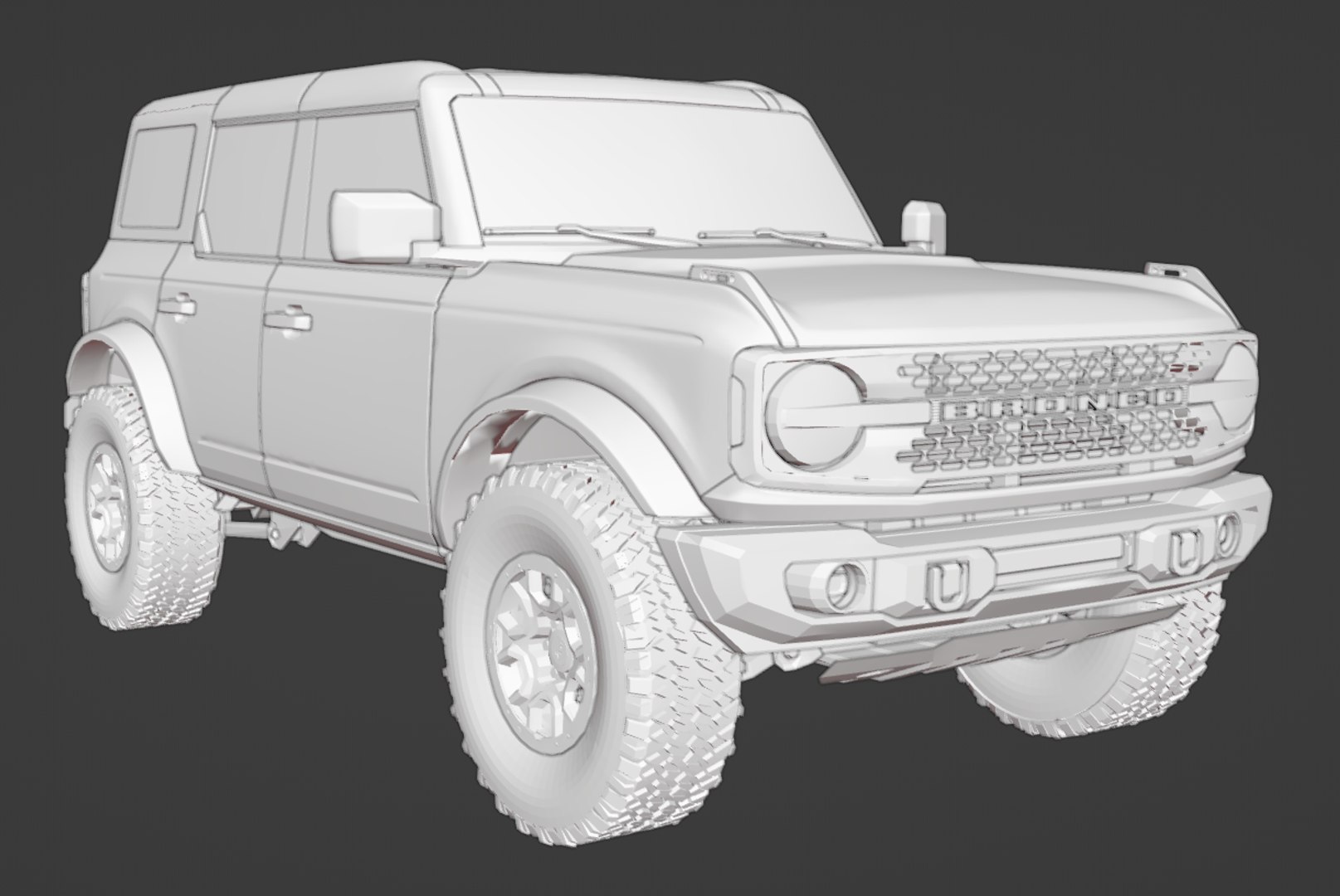 3D Ford Bronco 4 Door Model - TurboSquid 2030512