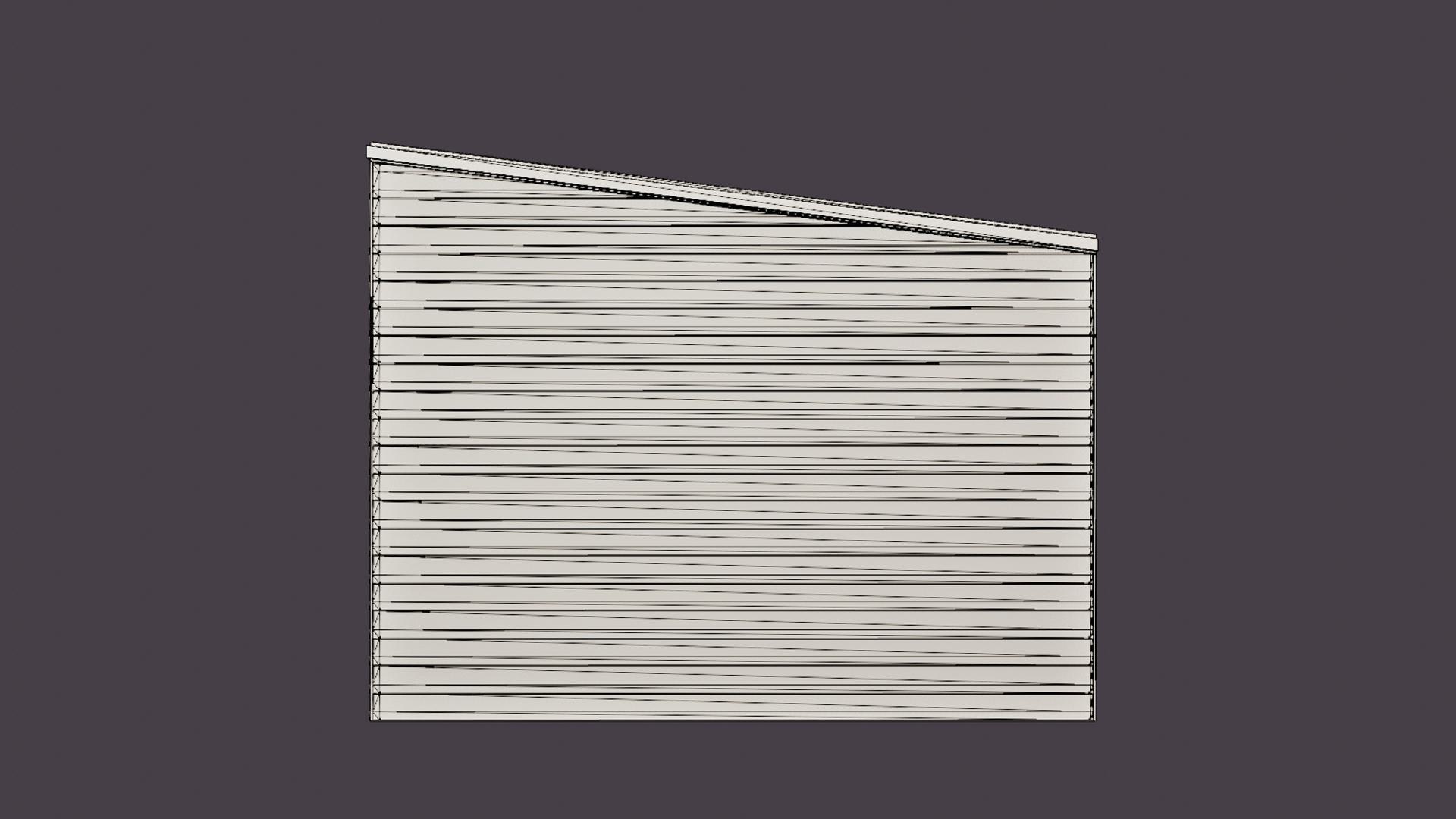 3D Model Weatherboard Garden Sheds - TurboSquid 2252136