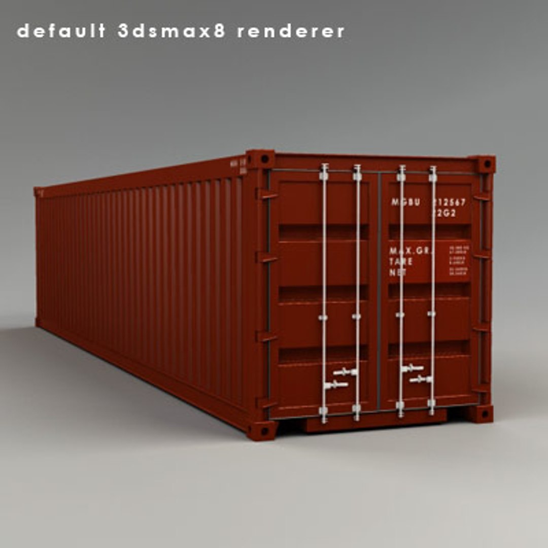 Standard Shipping Container 3ds