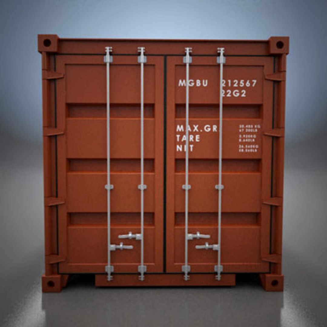 Standard Shipping Container 3ds