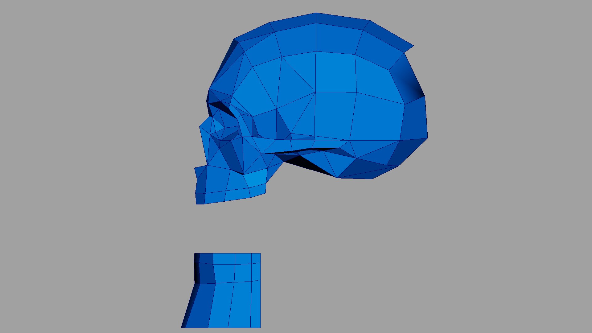 3D Model Geometric Skull And Jaw DJ Booth - TurboSquid 2212037