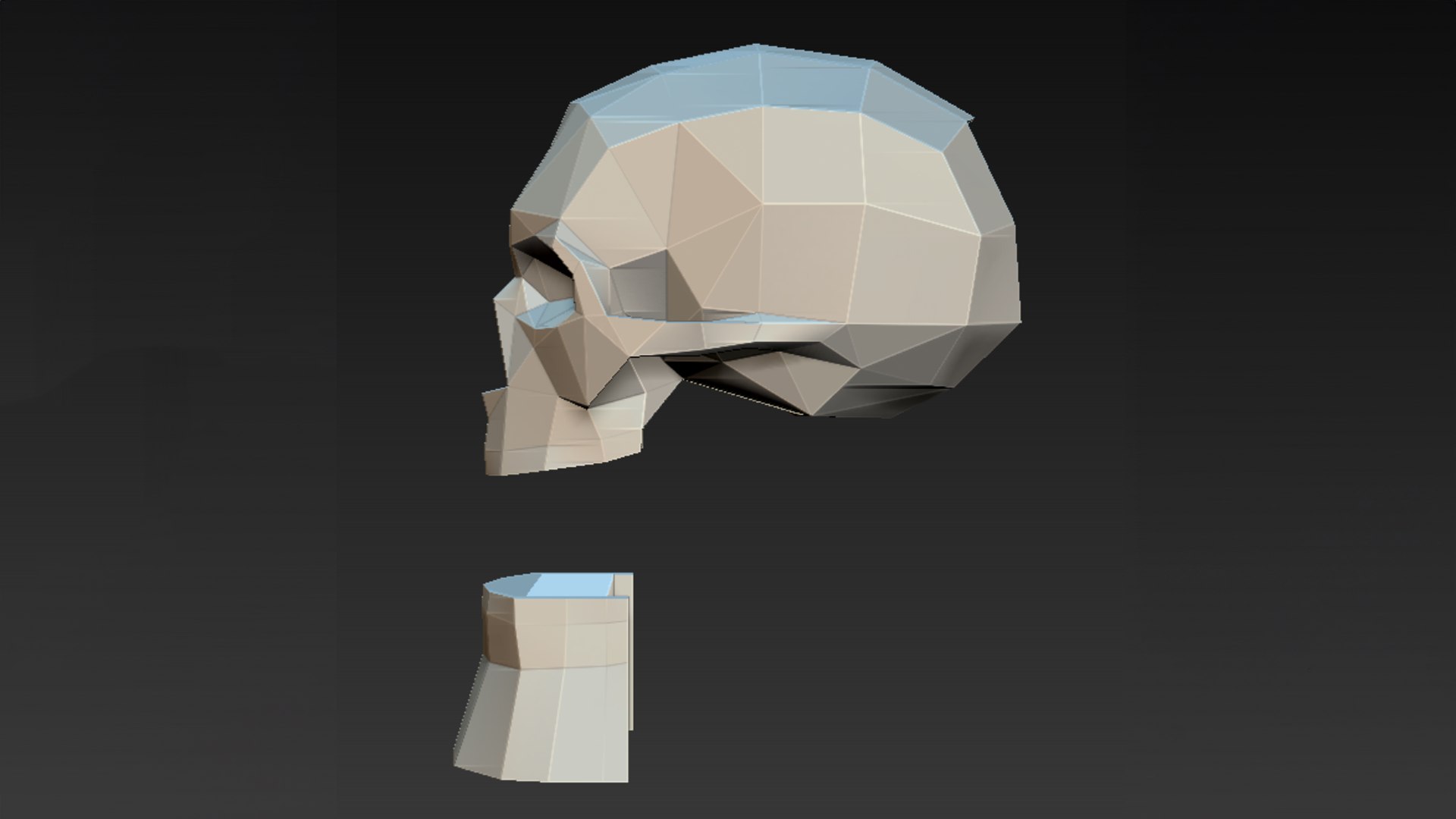 3D Model Geometric Skull And Jaw DJ Booth - TurboSquid 2212037