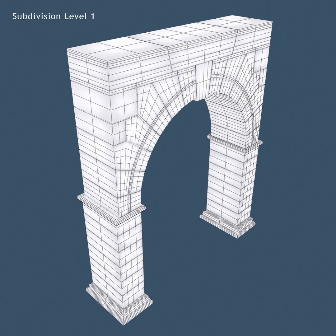 3d Arch Opensubdiv Model