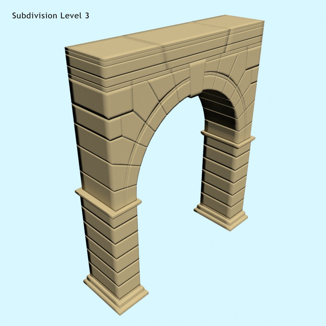 3d Arch Opensubdiv Model