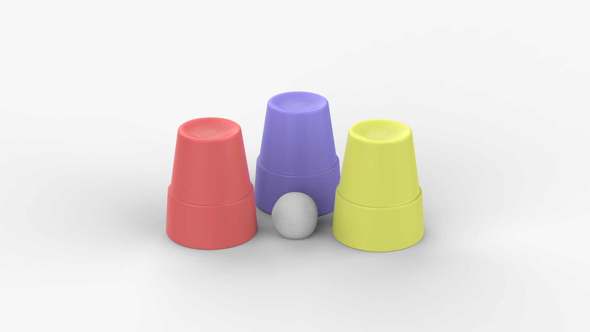 Magic Cups And Ball 3D - TurboSquid 2135684