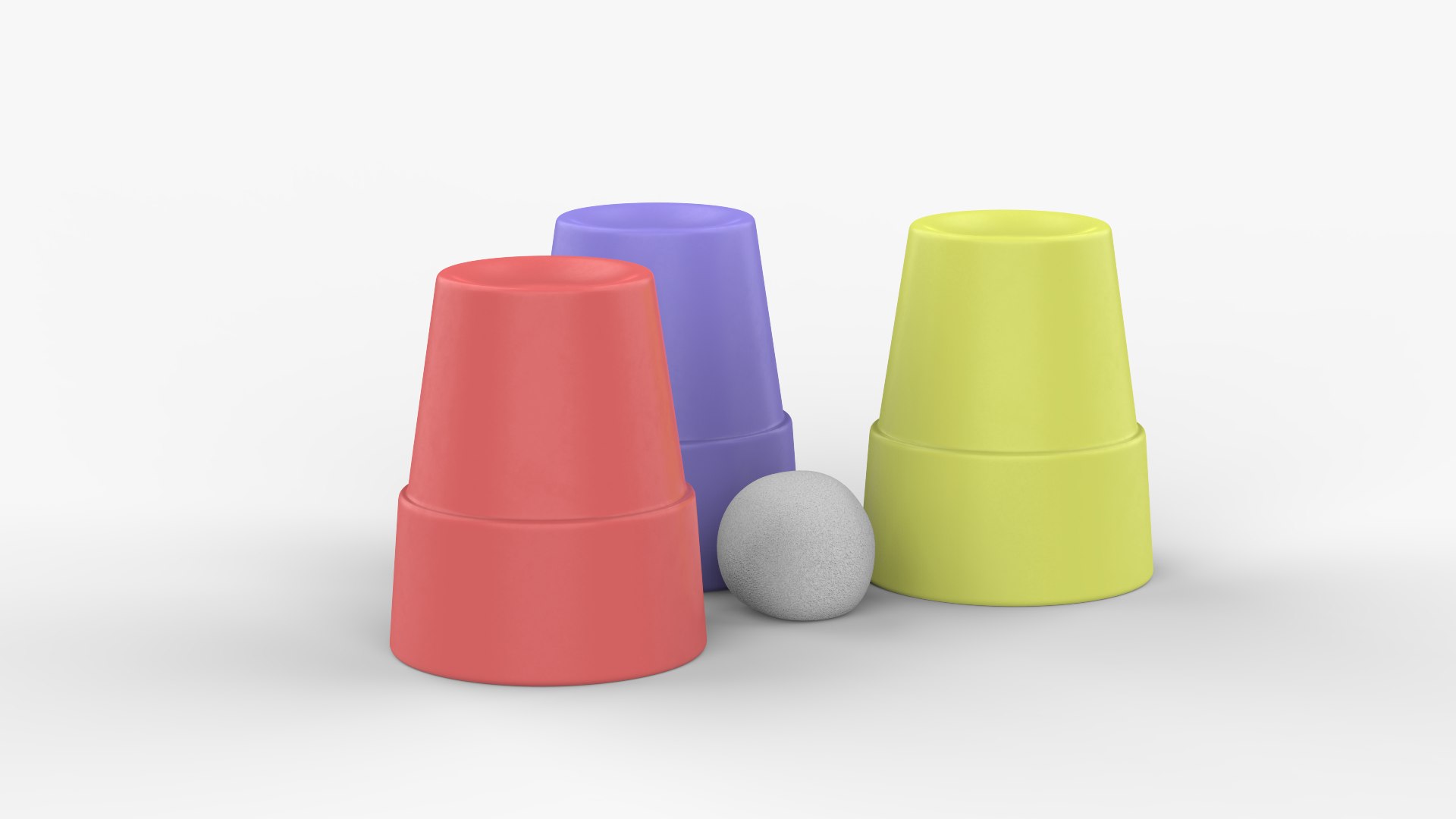 Magic Cups And Ball 3D - TurboSquid 2135684