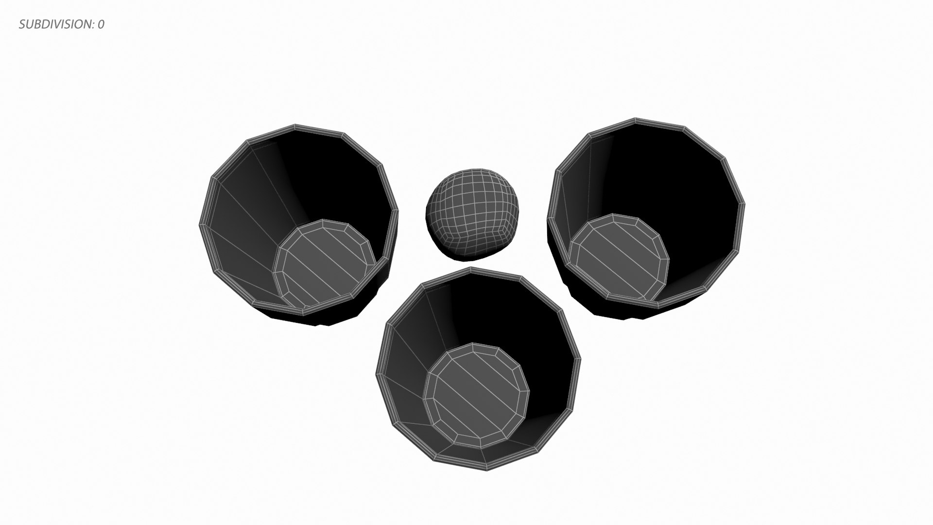Magic Cups And Ball 3D - TurboSquid 2135684