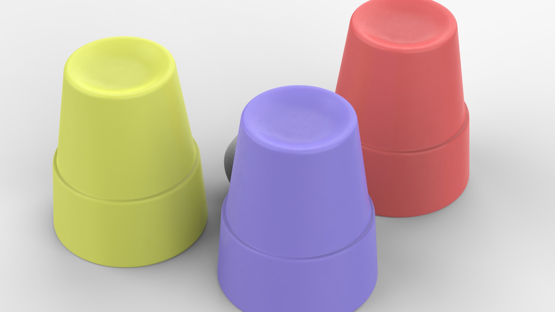 Magic Cups And Ball 3D - TurboSquid 2135684