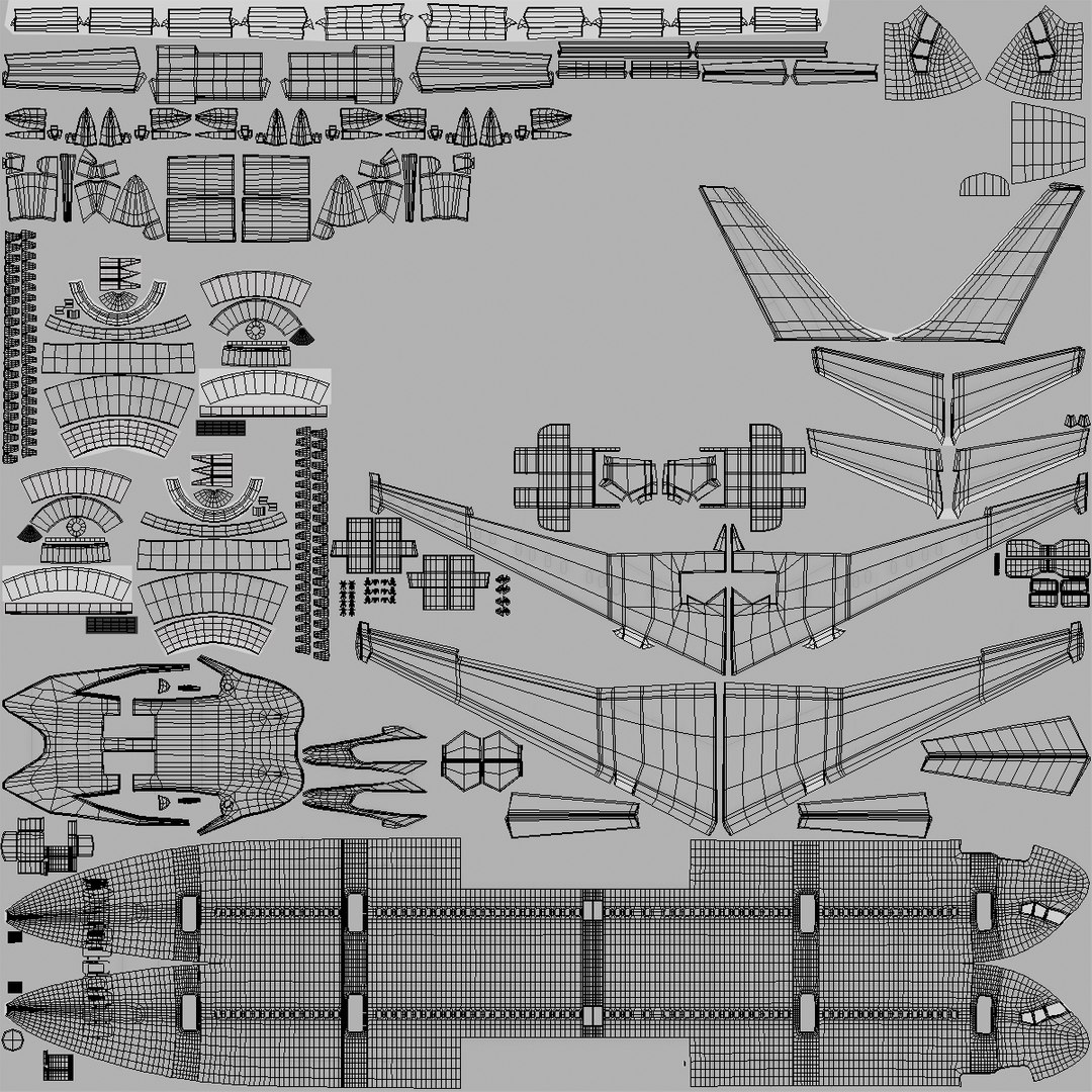 Boeing 757-300 delta cabin 3D model - TurboSquid 1255405
