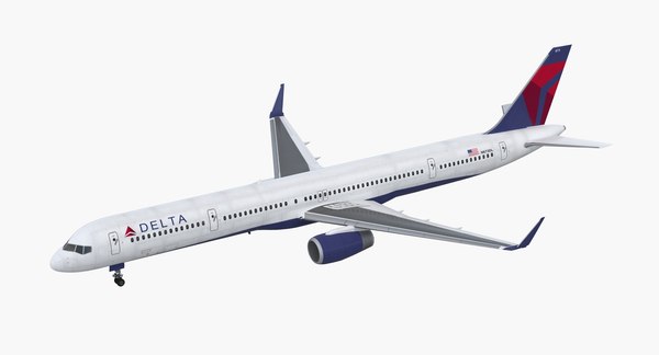 보잉 757-300 Delta with Cabin 3D 모델 - TurboSquid 1255405