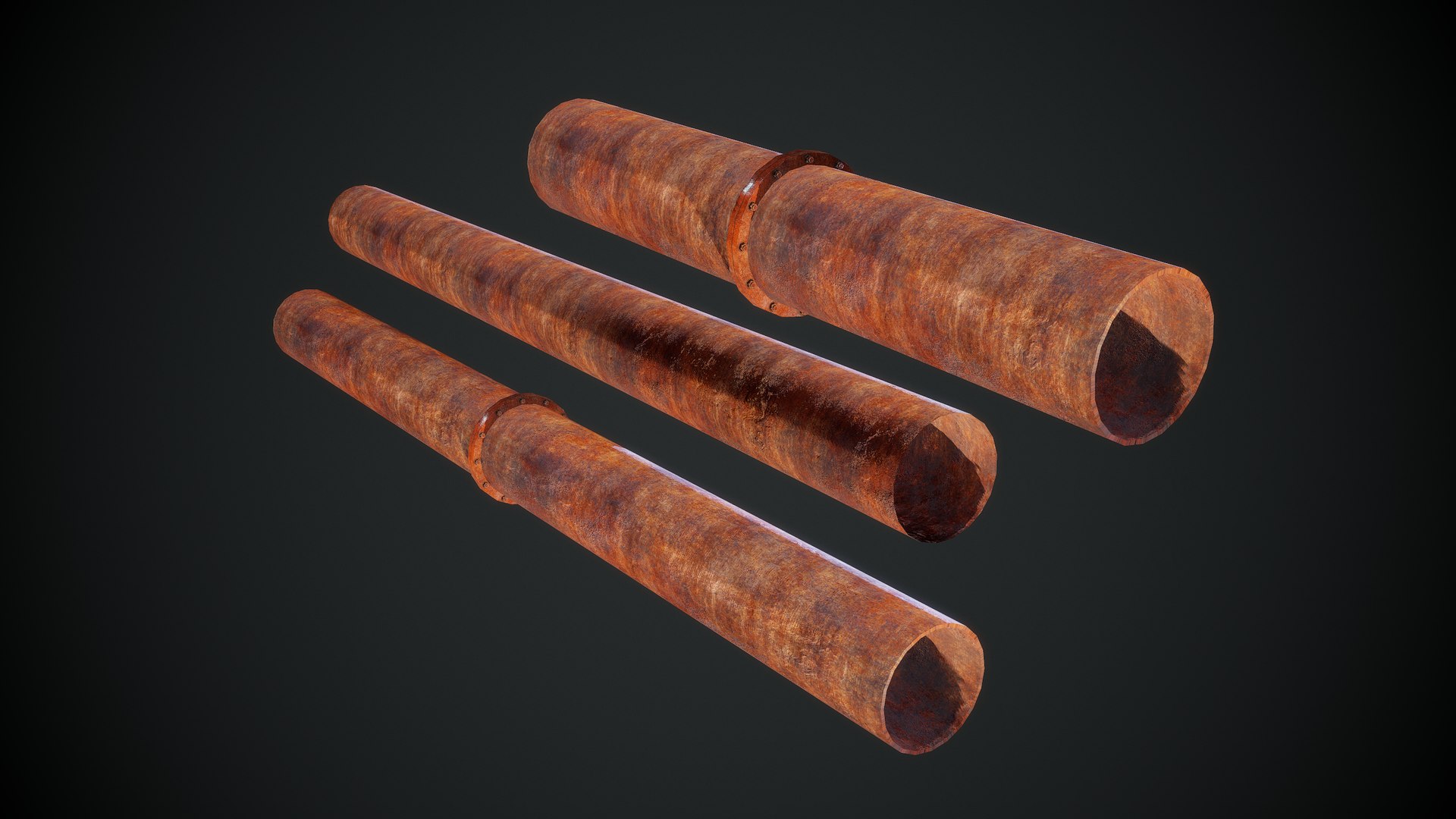 3D Pipe Pbr Model - TurboSquid 1418175