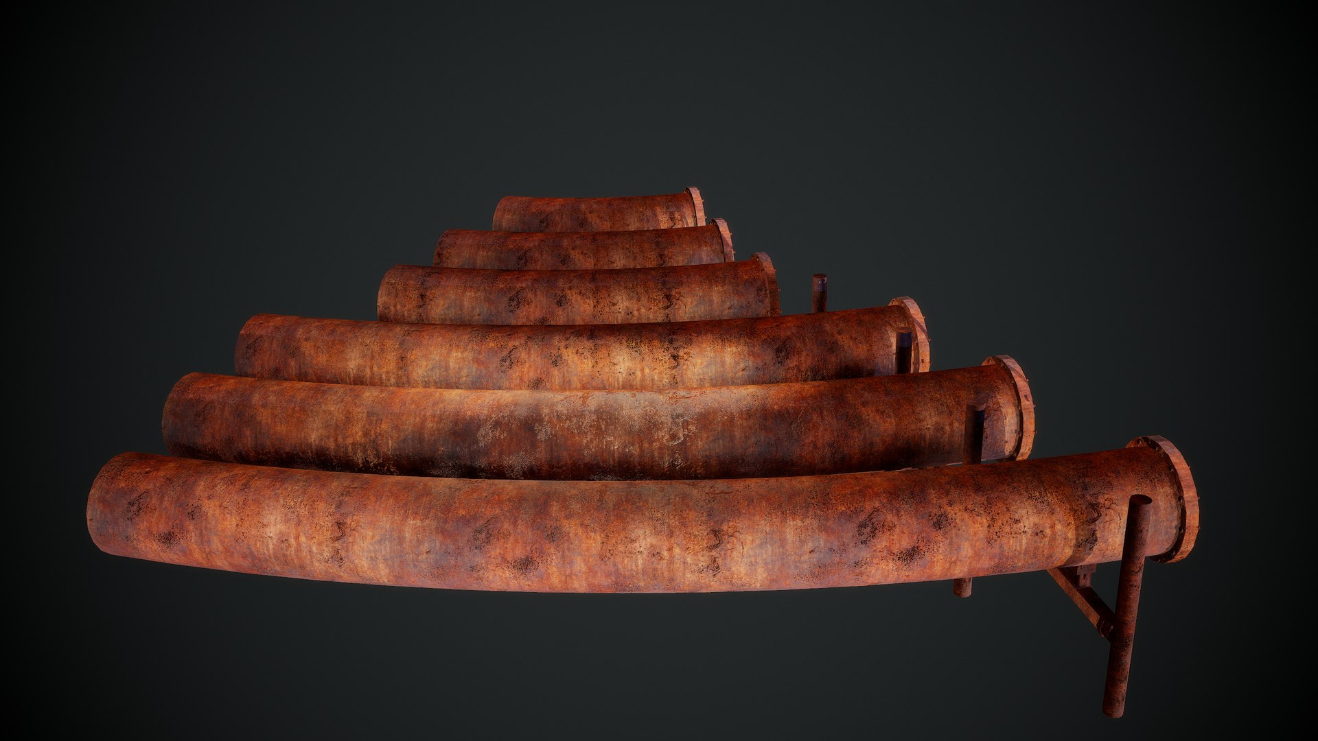 3D Pipe Pbr Model - TurboSquid 1418175
