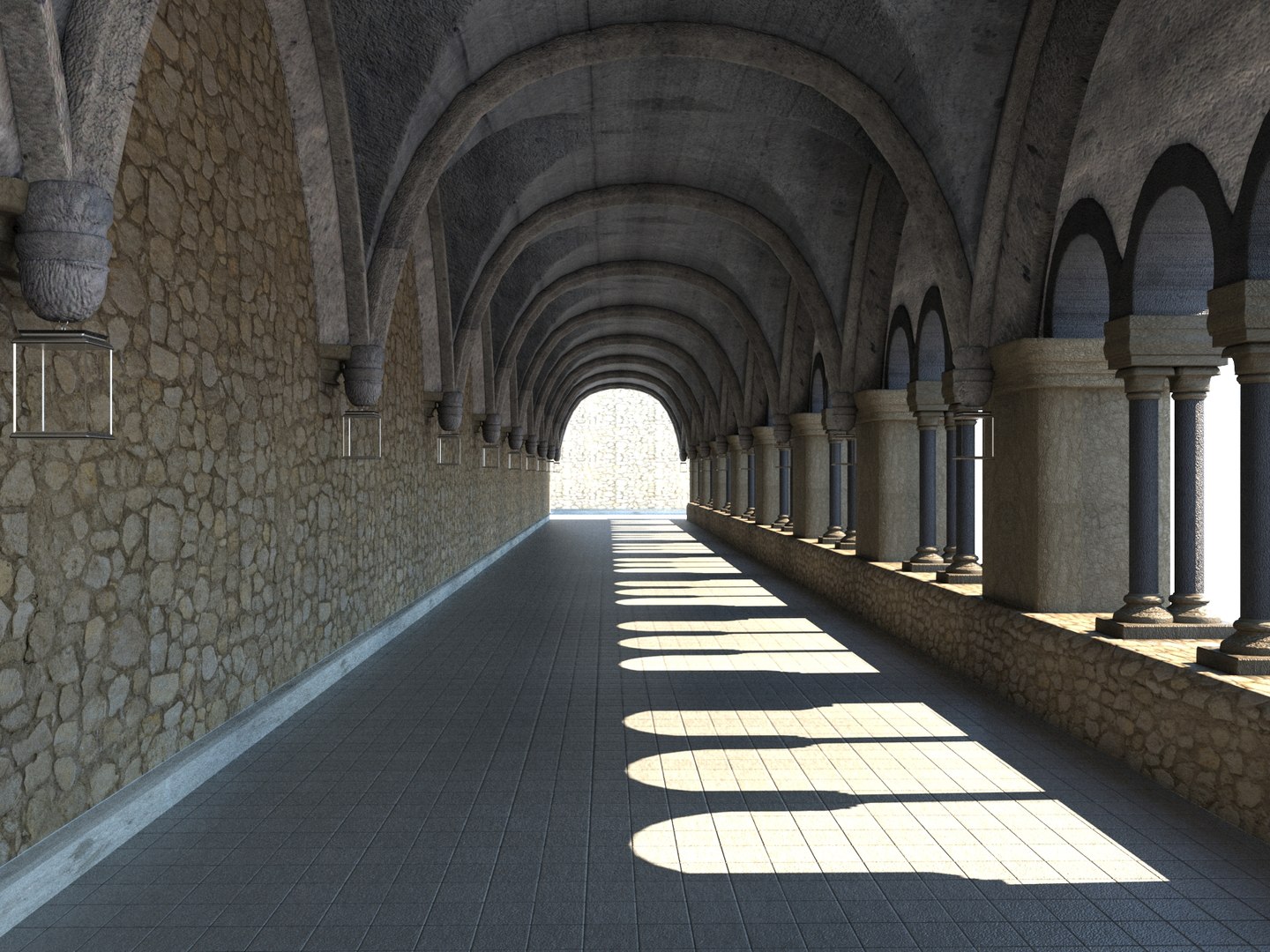 3D Hall Medieval - TurboSquid 1510084