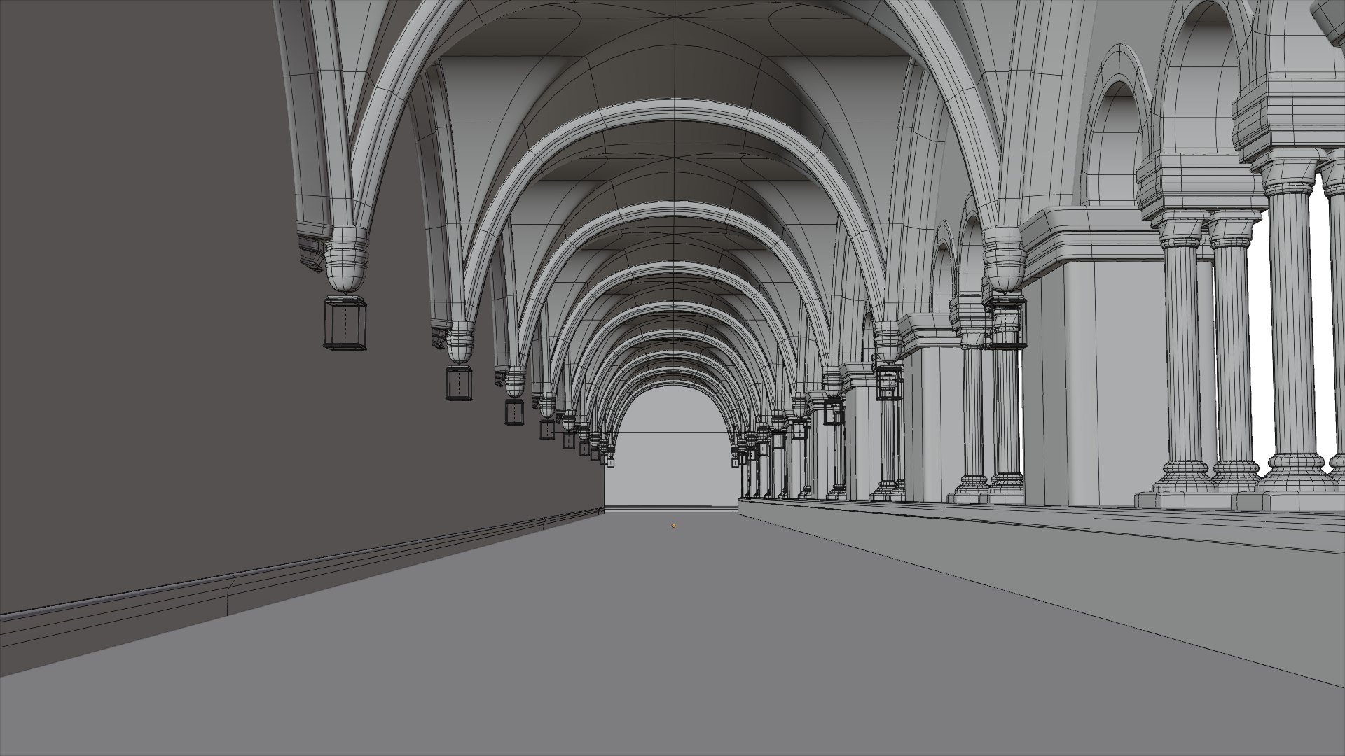 3D Hall Medieval - TurboSquid 1510084