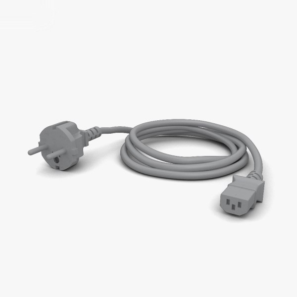 3D model power cord - TurboSquid 1570225