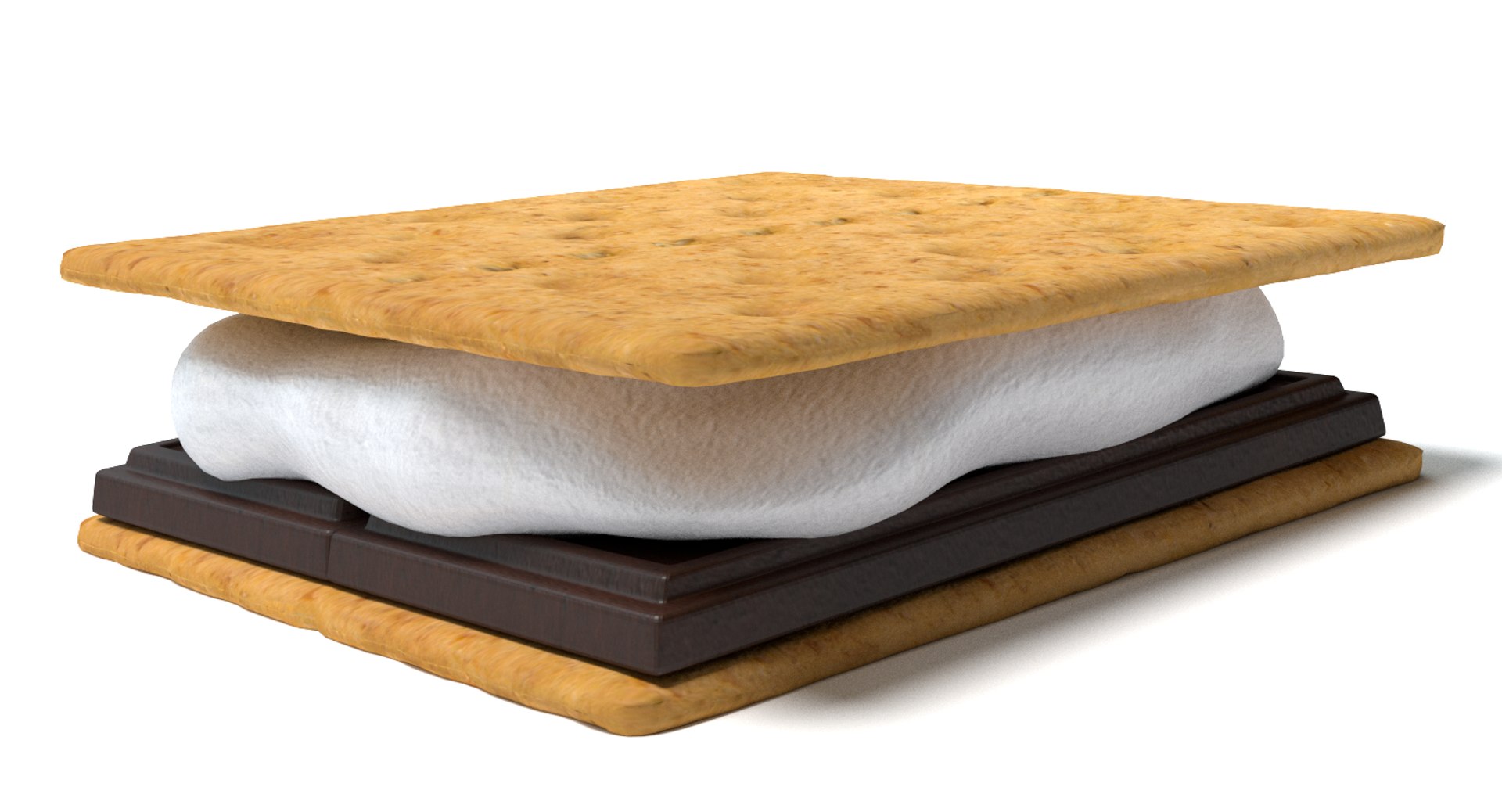 3d smore campfire treat