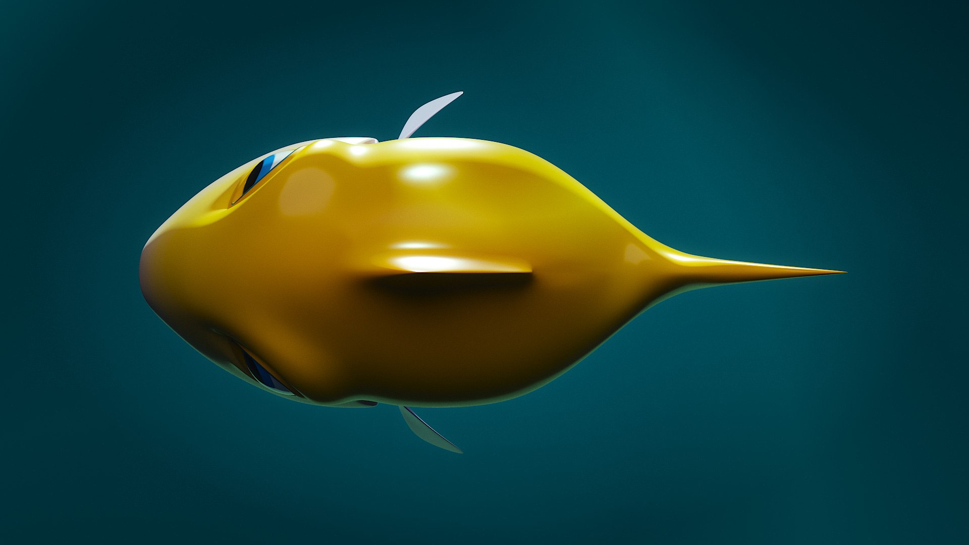 Cartoon fish 3D model - TurboSquid 1655158