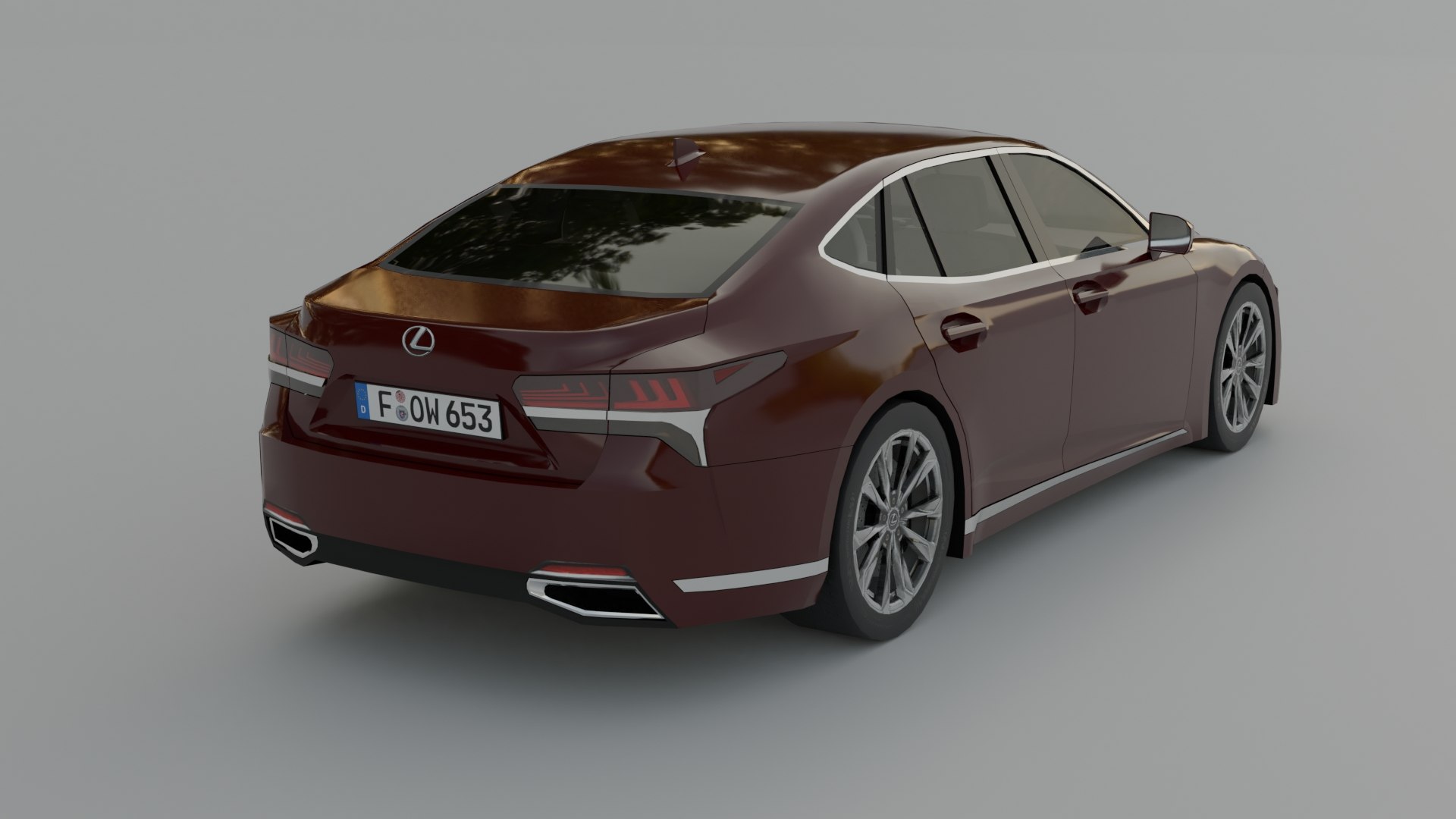 Lexus LS 3D Model - TurboSquid 1799048