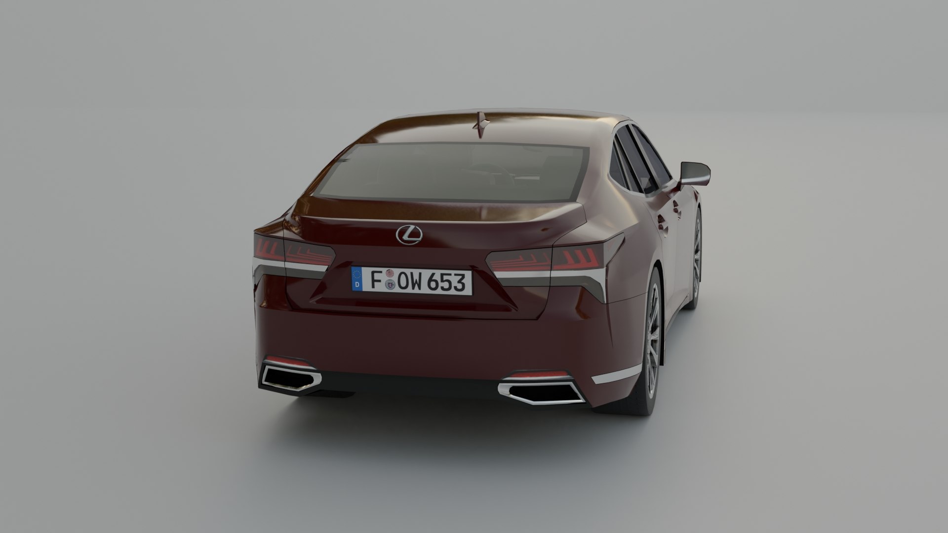 Lexus LS 3D Model - TurboSquid 1799048