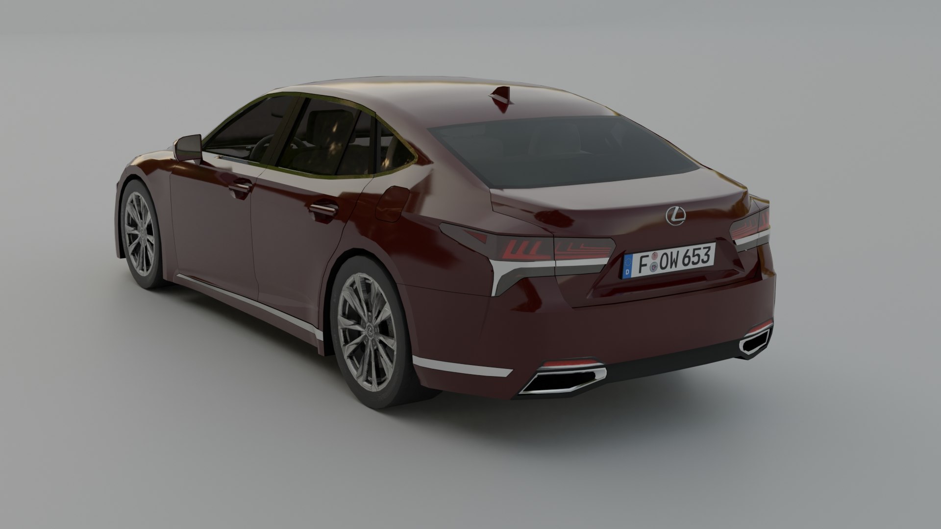 Lexus LS 3D Model - TurboSquid 1799048