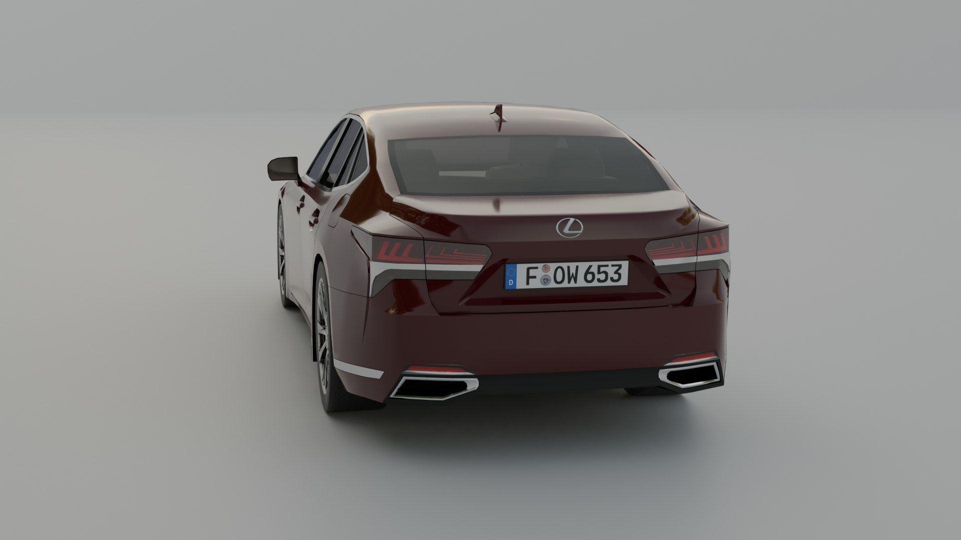 Lexus LS 3D Model - TurboSquid 1799048