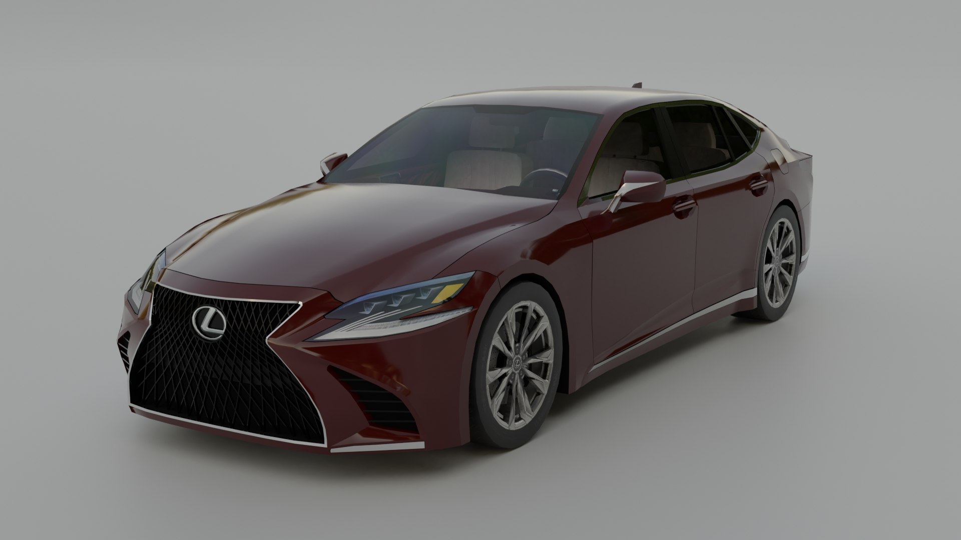 Lexus LS 3D Model - TurboSquid 1799048