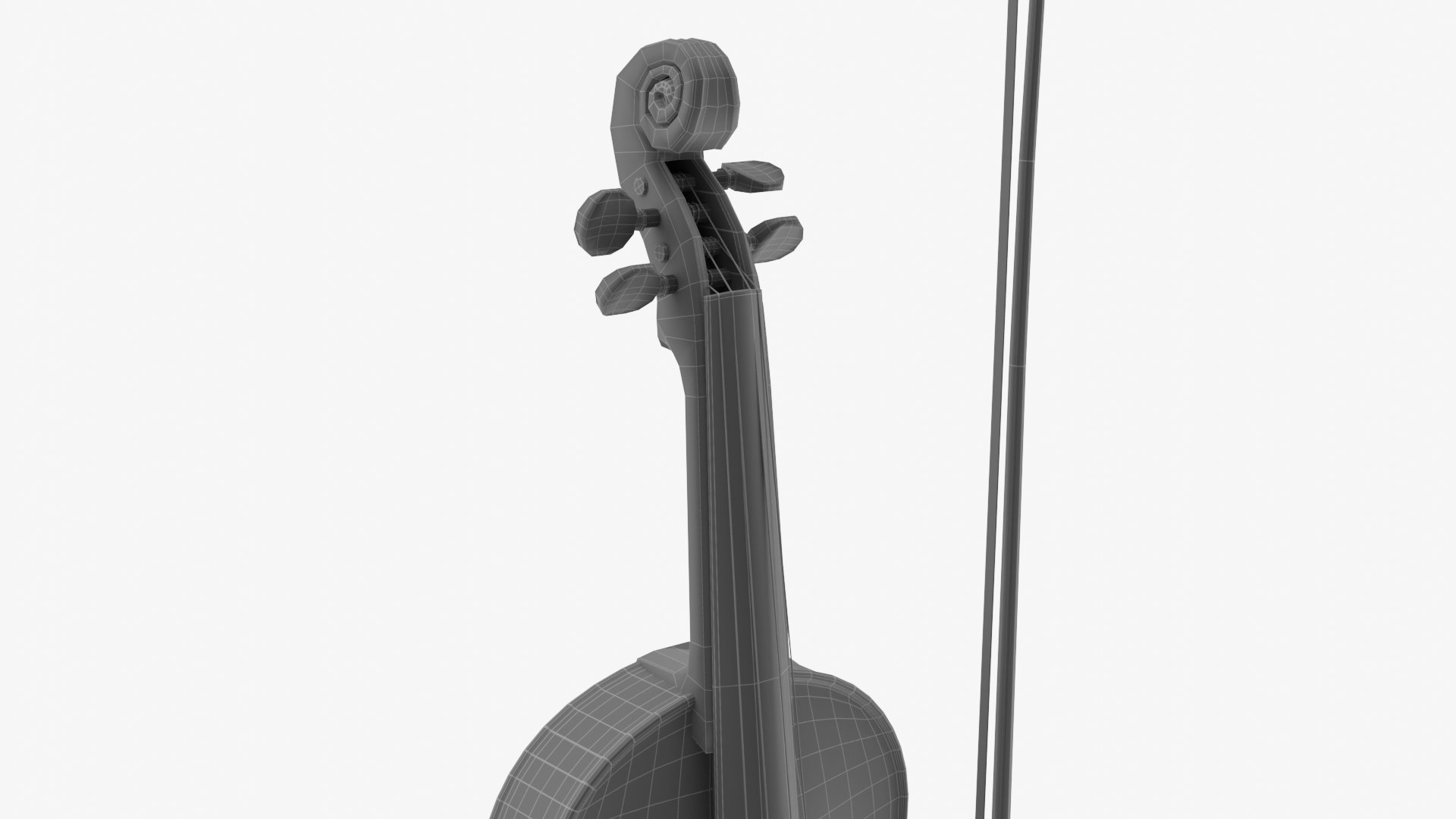 Violin bow 3D model - TurboSquid 1551500