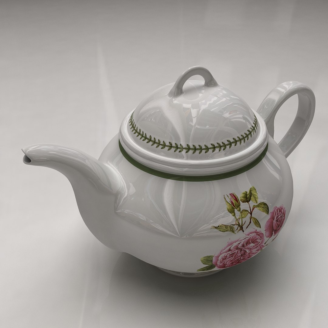 3ds Teapot Materials