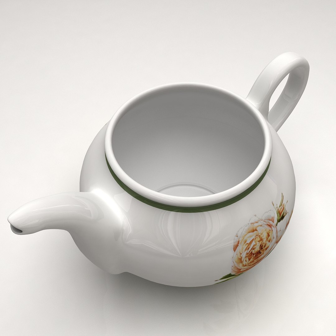 3ds Teapot Materials