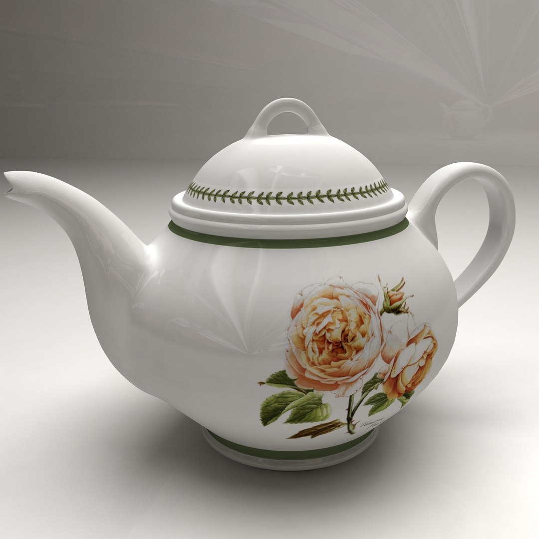 3ds Teapot Materials