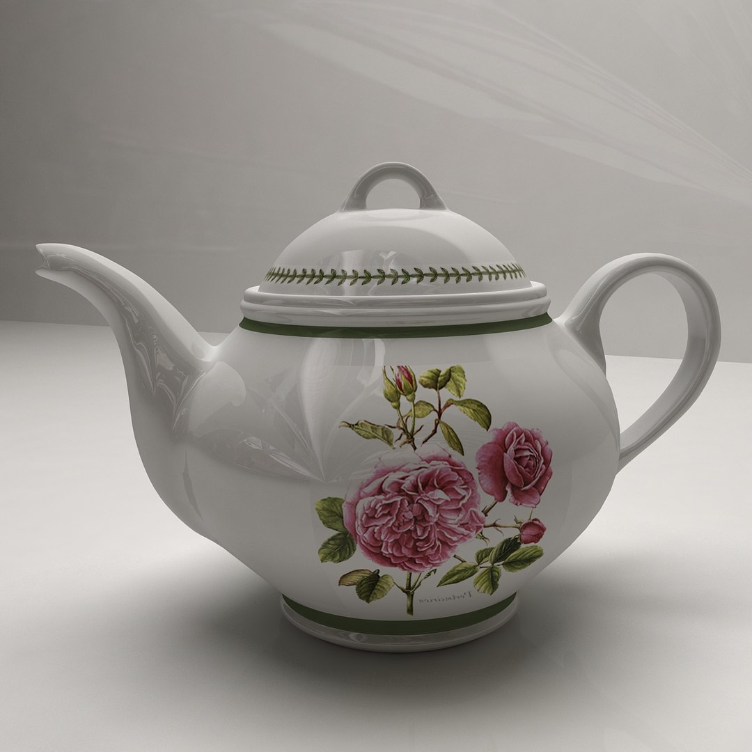 3ds Teapot Materials