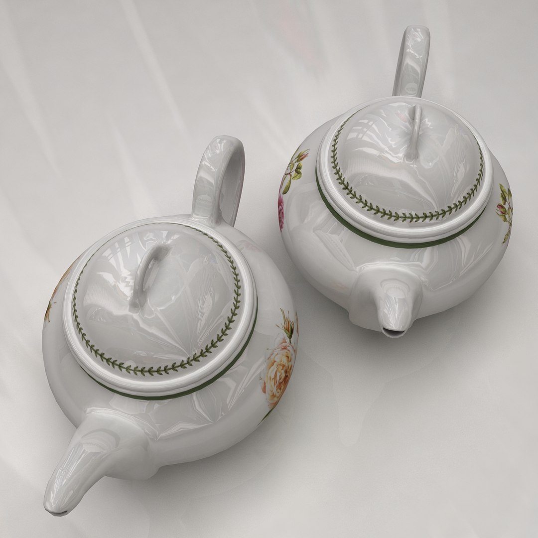 3ds Teapot Materials