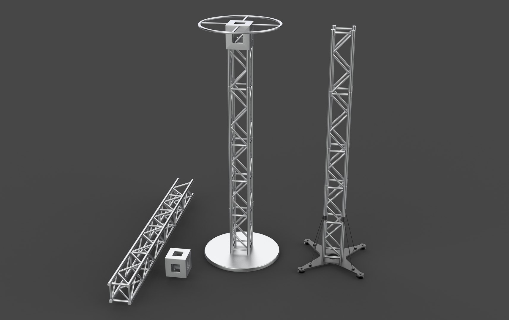 3D BOX TRUSS 3D Model Model - TurboSquid 2469664